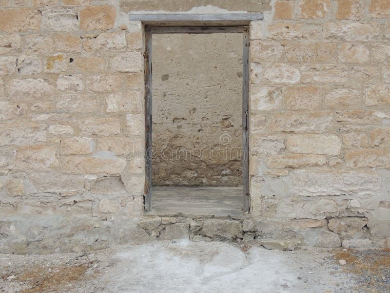 Open Frame in an Old House Ruin. Stock Photo - Image of life, sand ...
