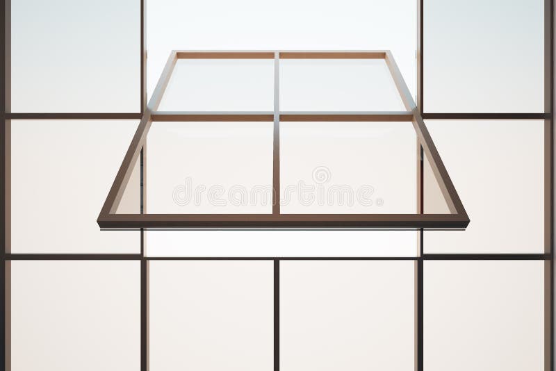 Open framed window stock illustration. Illustration of design - 76490100