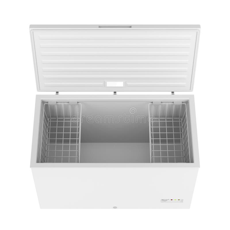 Chest freezer stock illustration. Illustration of refrigerator - 55255568