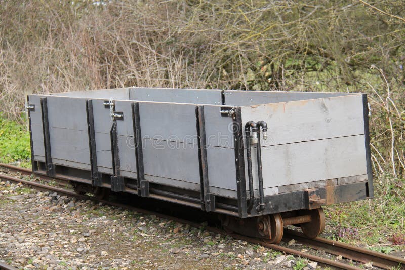 Open Freight Wagon. stock photo. Image of waterway, asphalt - 378472908