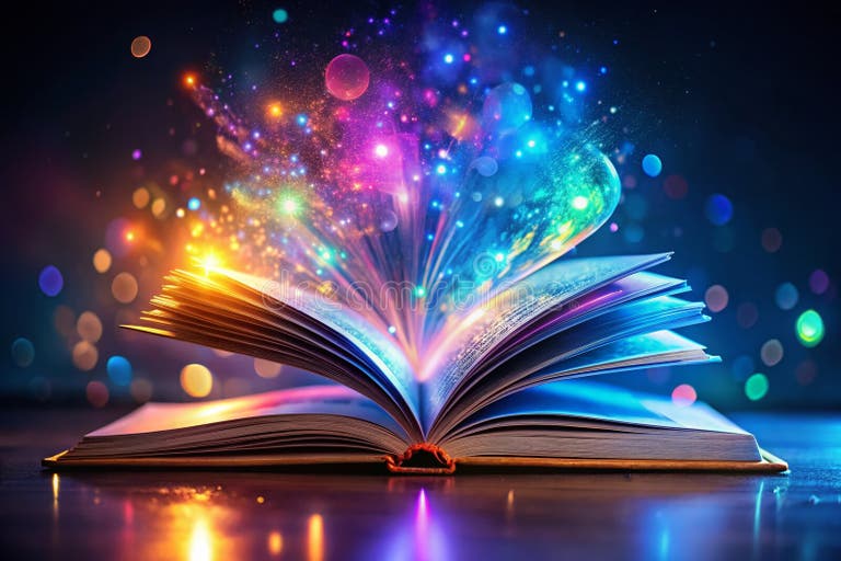 Open Futuristic Technology Book Mockup Explore the Future of Knowledge ...