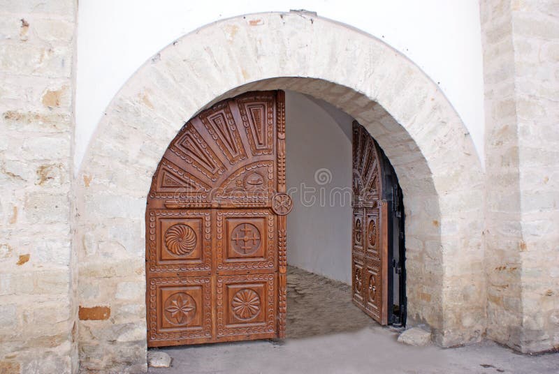 The open gate stock image. Image of architecture, track - 21941289