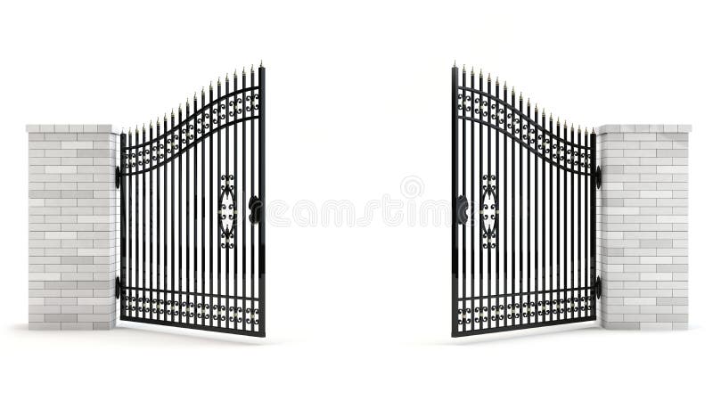 Open Gates Clipart