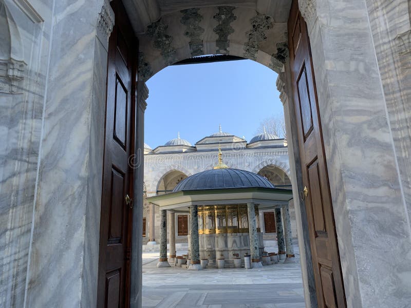 An open gate stock image. Image of space, minaret, holy - 219915895