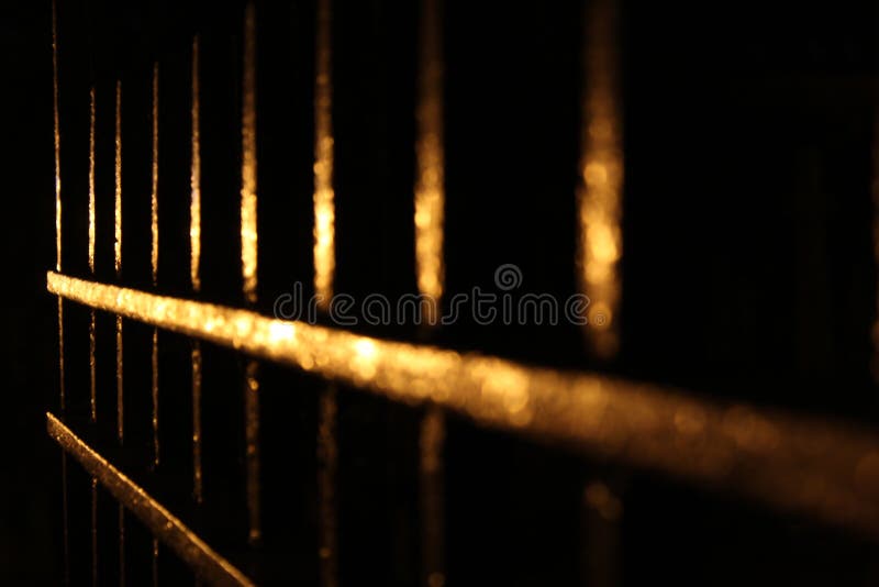 Open Gate at Night stock image. Image of publishing - 137126393