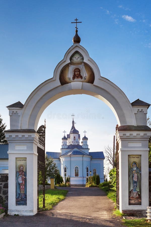 Open gate to church stock image. Image of century, pray - 29363471