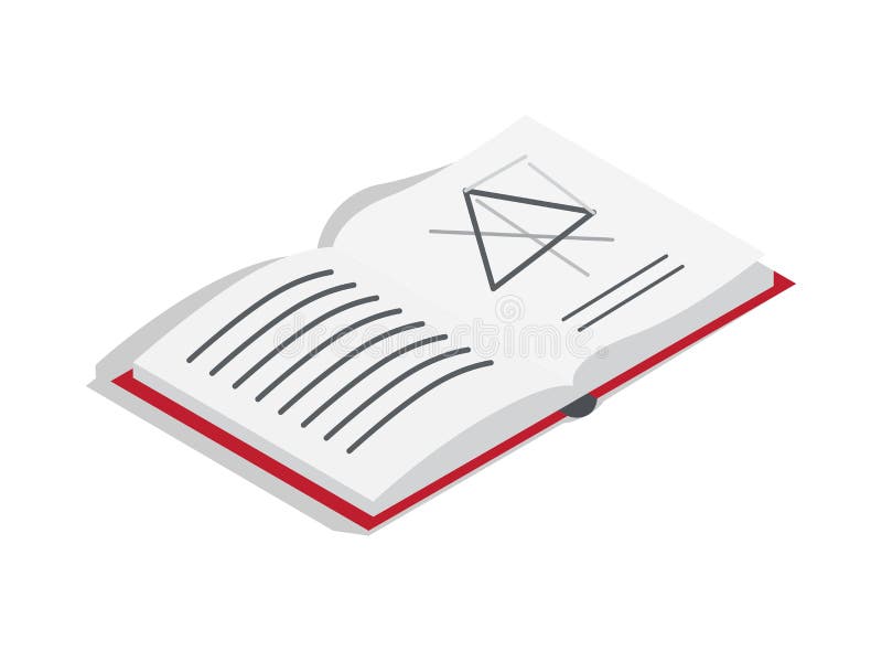 Geometry textbook stock vector. Illustration of office - 194799782