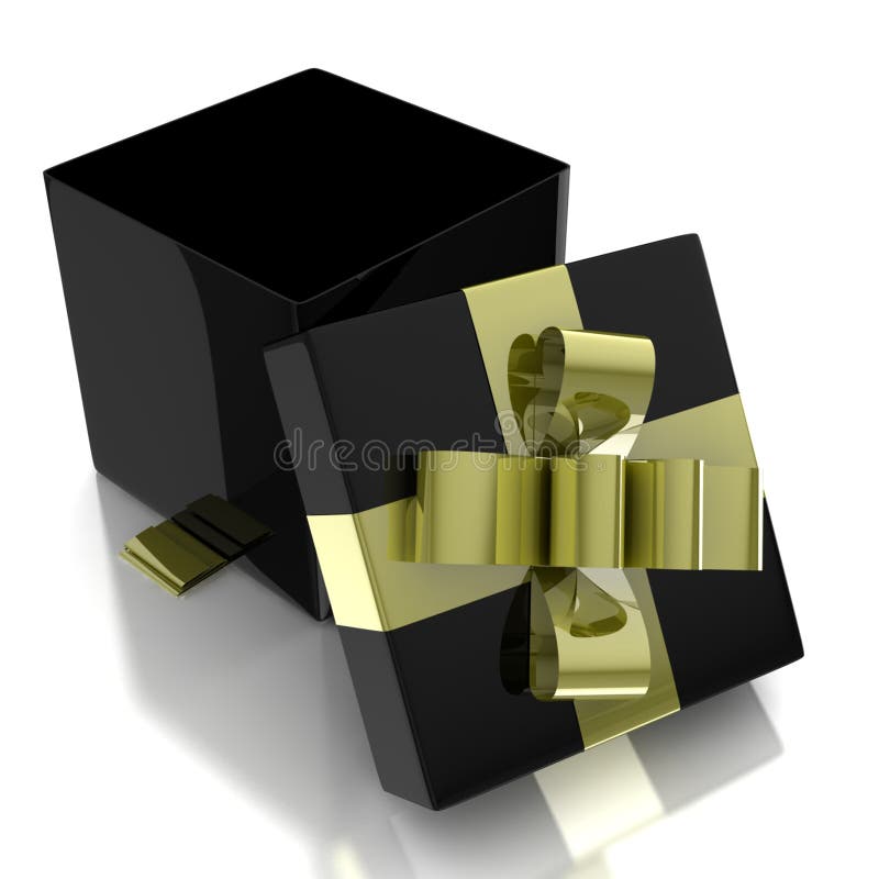 Open gift box stock illustration. Illustration of decorative - 25069187