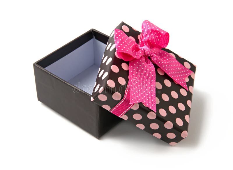 Open gift box stock image. Image of brown, gift, paper - 6235561