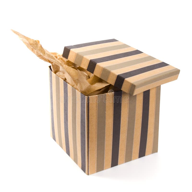 Open gift box stock photo. Image of beauty, single, holiday - 8786842