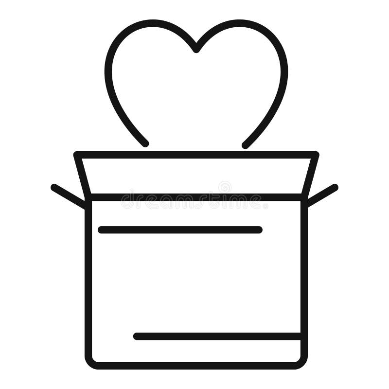 Open Gift Line Drawing Stock Illustrations – 1,162 Open Gift Line ...