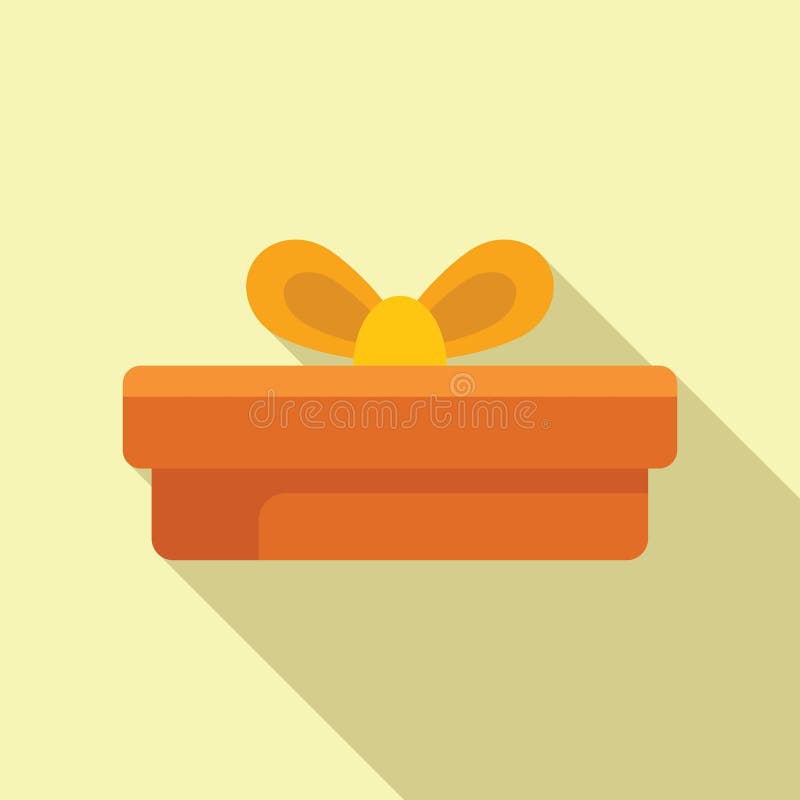 Open Gift Box Icon Flat Vector. Closed Happy Package Stock Vector ...