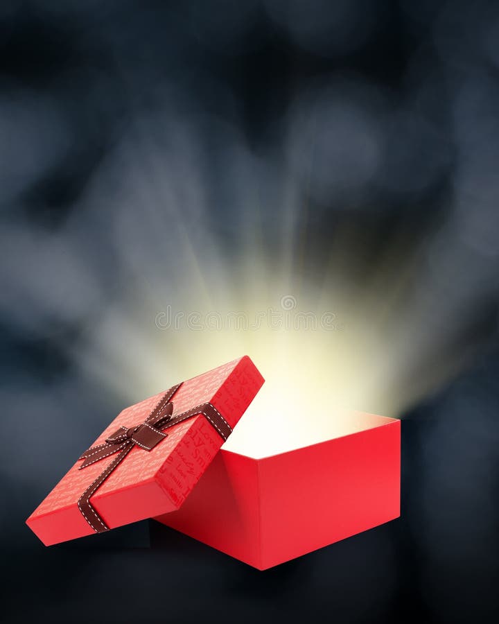 Open gift box stock photo. Image of bright, greeting - 35645062