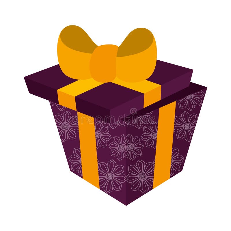 Open gift box present stock vector. Illustration of open - 222921707