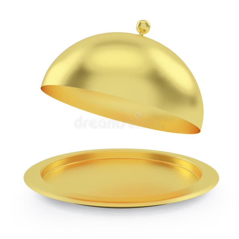 Gold tray stock vector. Illustration of decorated, orient - 26074504