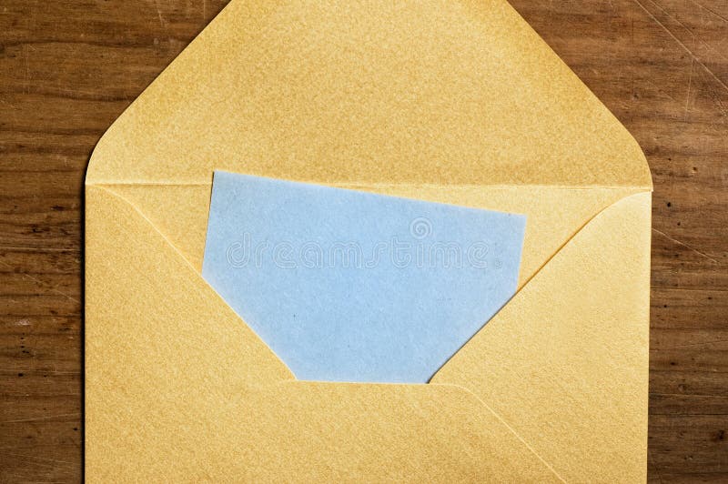 Open Golden Envelope. Picture Image: 5857955