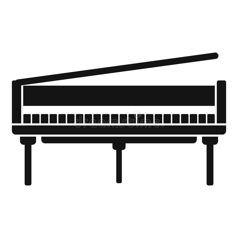 Piano Simple Vector Icon. Illustration Symbol Design Template For Web ...