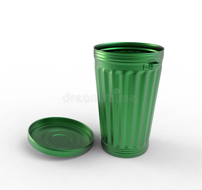 Open green bin stock illustration. Illustration of environment - 35791782