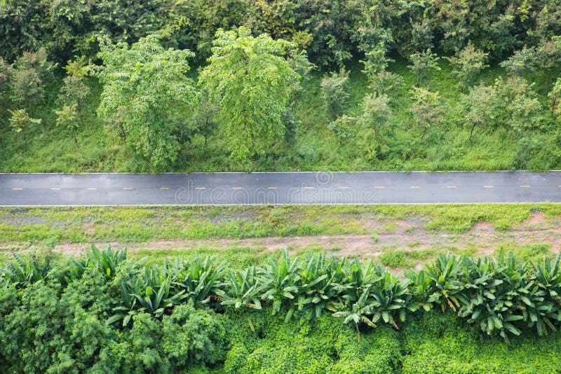 Open green field and road stock image. Image of dark - 103463665