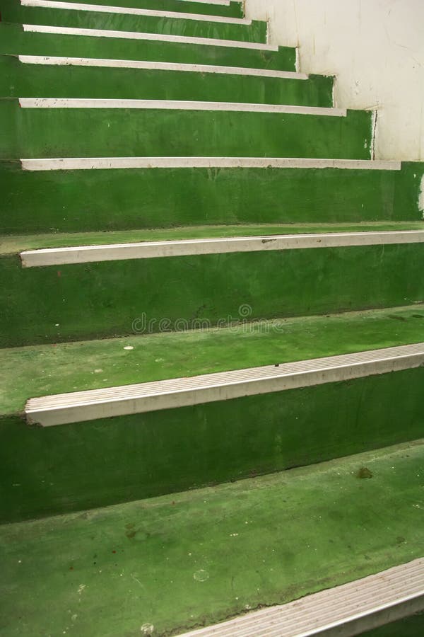 Open green stairwell stock image. Image of staircase - 55321057