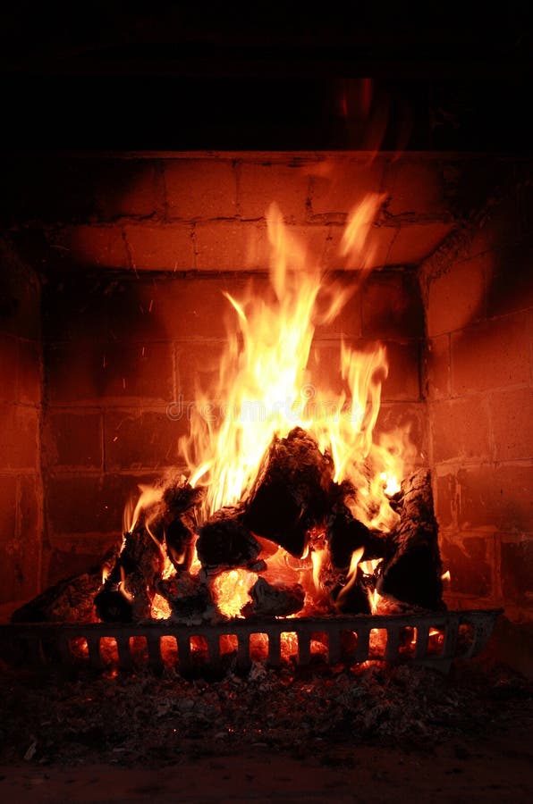 De Open haard van het gas stock foto. Image of luxueus - 11305470