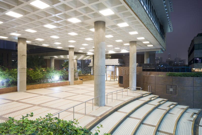 Open hall stock image. Image of futuristic, design, marble - 13911337