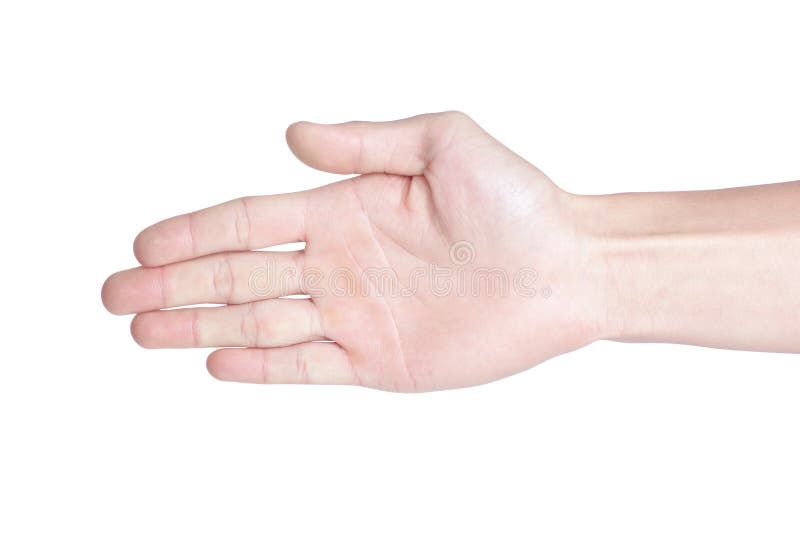 Open hand stock photo. Image of thumb, sign, metaphors - 7288526