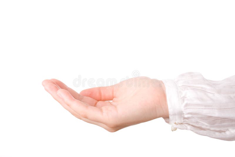 Open hand stock photo. Image of begging, empty, caucasian - 5397534