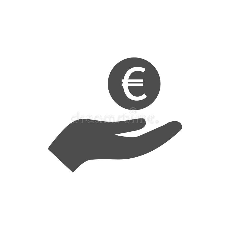 Open Hand Icon With Recycling Icon. Vector Illustration. Flat Design ... Open Hand Icon With Recycling Icon. Vector Illustration. Flat Design ...