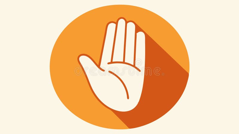Open Hand Outline Icon for Giving and Receiving, Vector Design ...