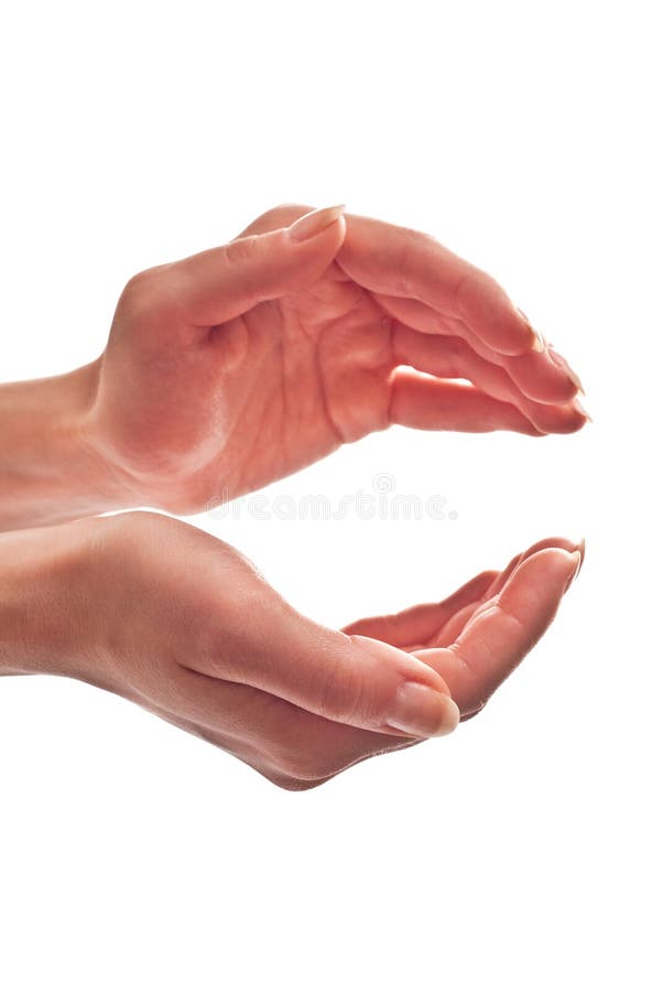 Open Handen. Alsof Iets Vasthoudend Stock Foto - Image of beeld, hulp ...