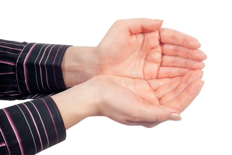 Open handen. Het pleiten stock afbeelding. Image of bedrijf - 24446781