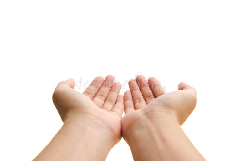 Het gevouwen handen bidden stock afbeelding. Image of geloofster - 18048421