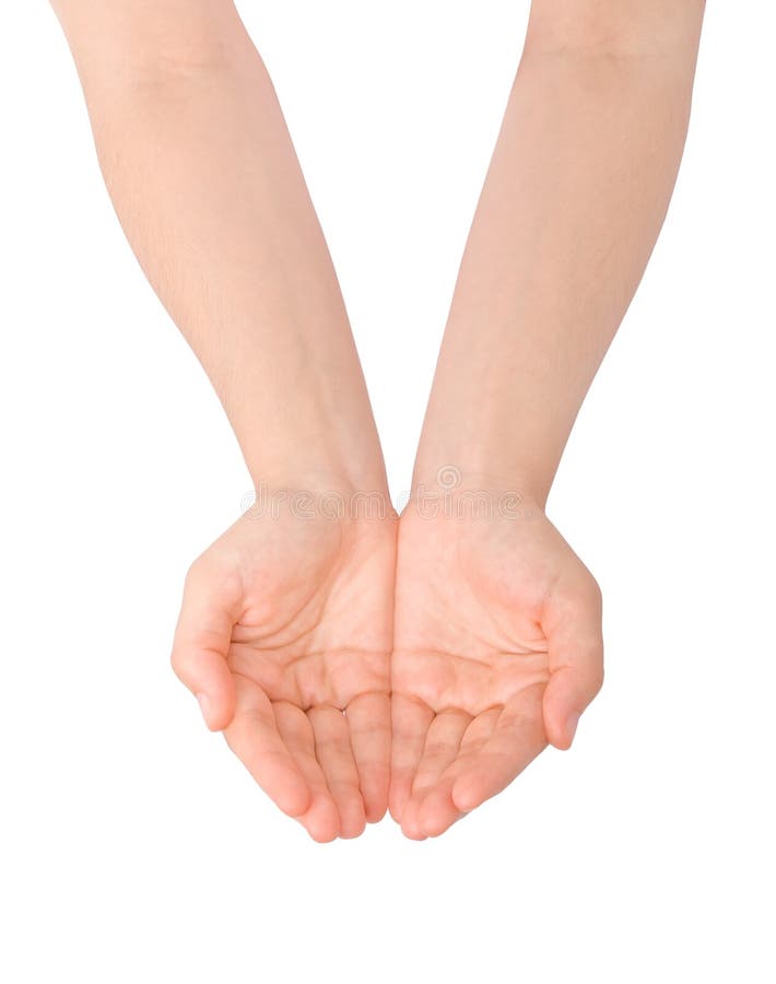 Open handen stock afbeelding. Image of bedelaar, bedrijf - 25059595