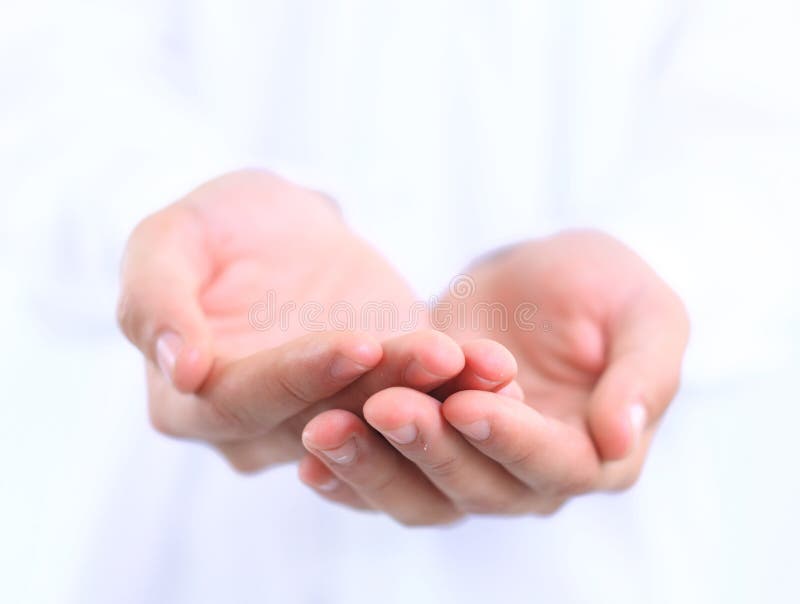 Het gevouwen handen bidden stock afbeelding. Image of geloofster - 18048421