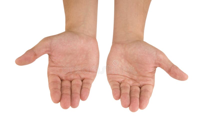 Open hands stock image. Image of symbol, body, skin, receive - 20187327