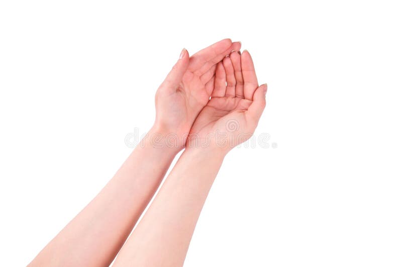 The open hands stock photo. Image of fingers, open, black - 24400844