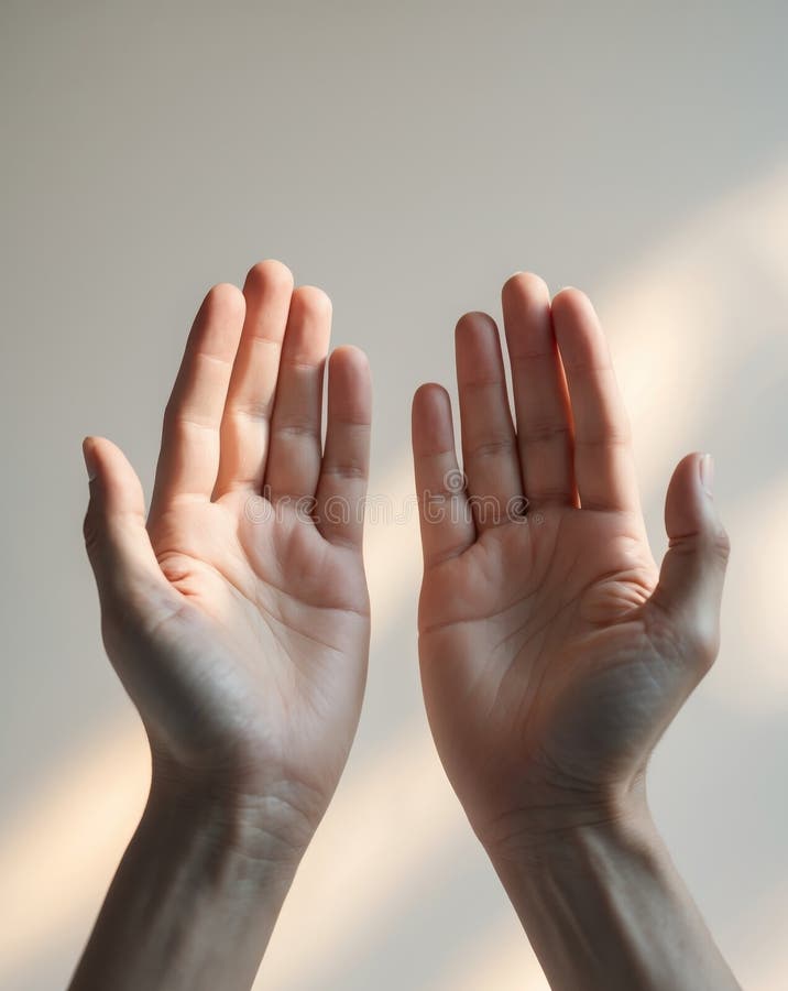 Open Hands Gesture of Offering Help and Support Stock Image - Image of ...