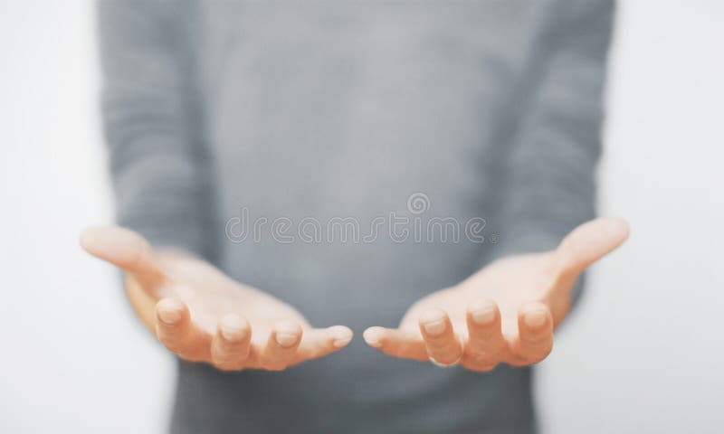 Open Hands, Give Something or Bring, Concept Stock Image - Image of ...