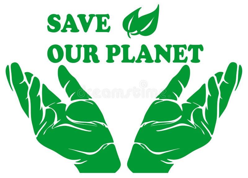 Save our planet stock illustration. Illustration of concept - 202720283