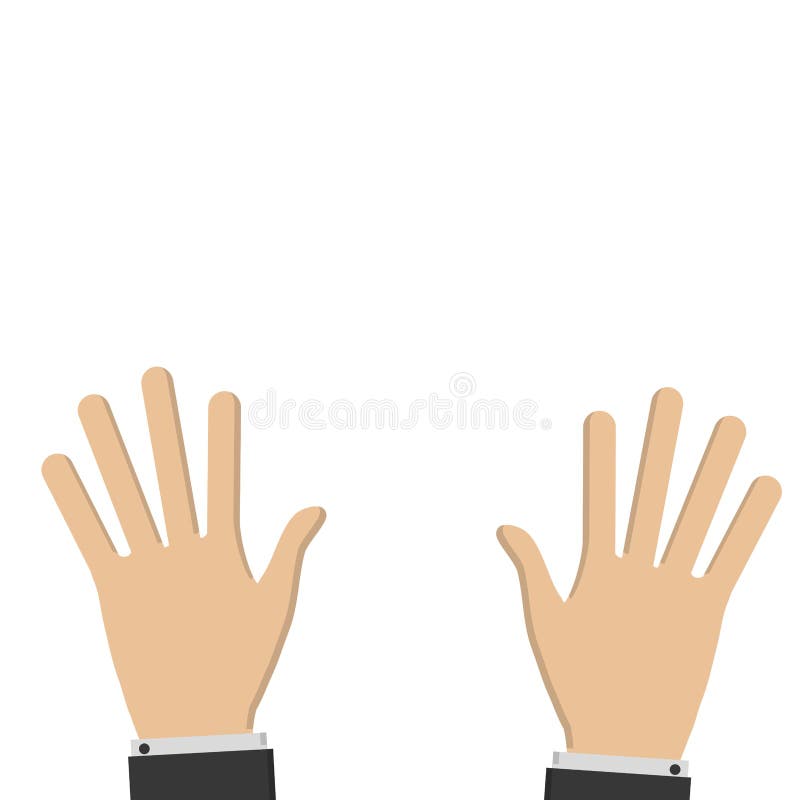 Open hands icon stock illustration. Illustration of finger - 74202438