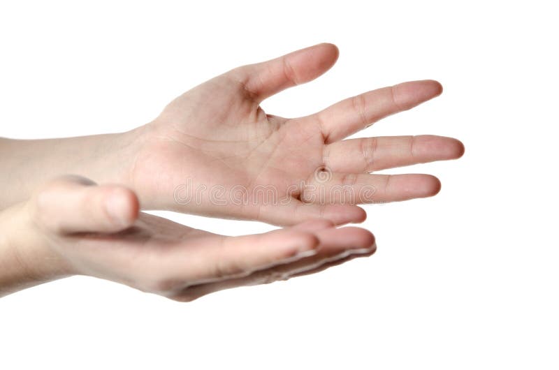 Open hands isolated stock image. Image of empty, isolated - 37010143