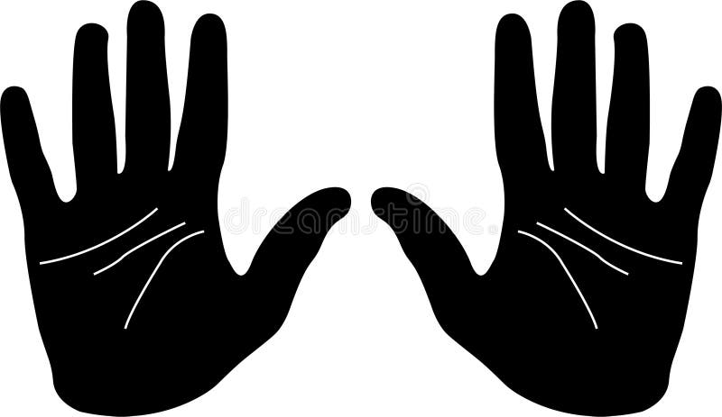 Open Hands Jpg Image with Svg Vector Cut File for Cricut and Silhouette ...