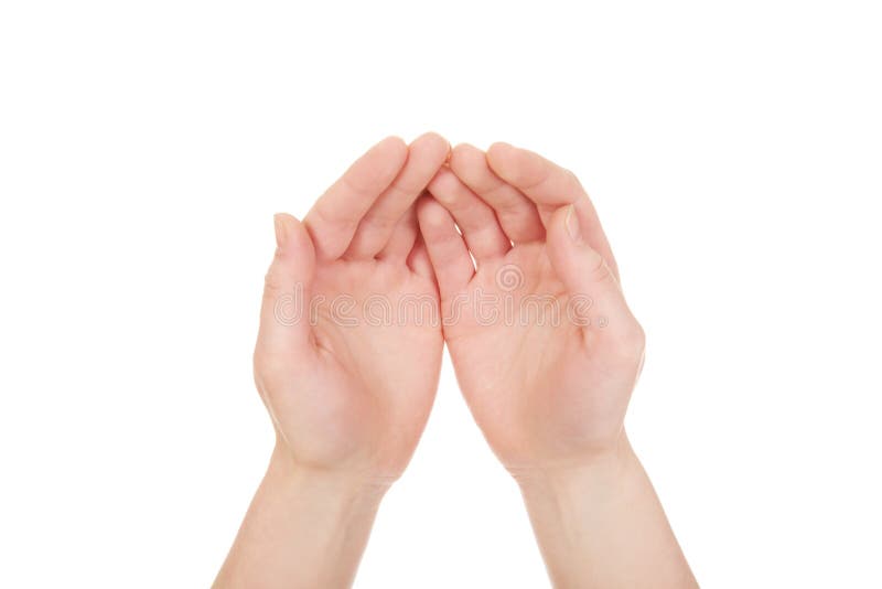 Open hands for product. stock photo. Image of presentation - 53722372