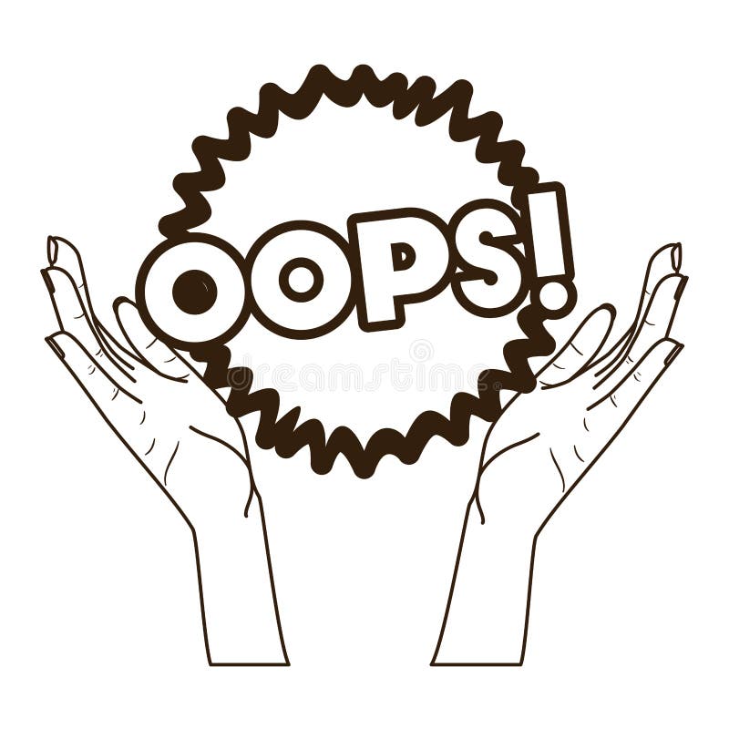 Open Hands Receiving Comic Words in Speech Bubble Stock Vector ...