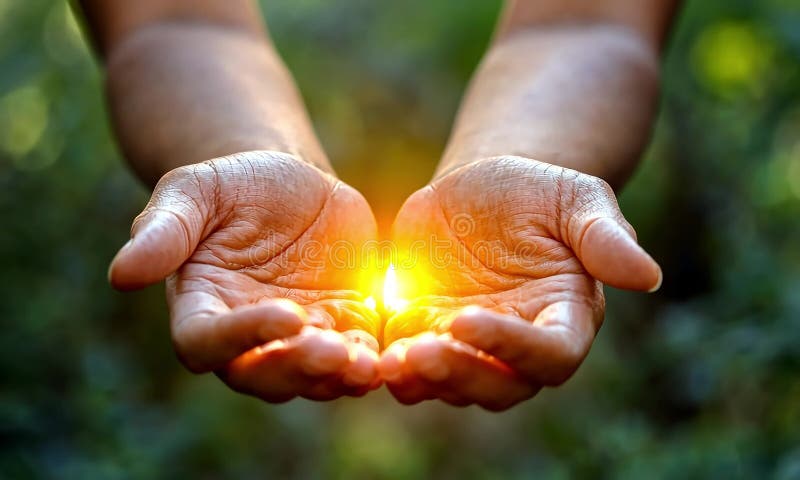 Open hands receiving light stock footage. Video of spirituality - 366481696