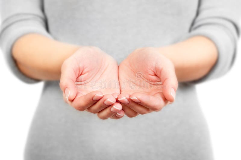 The open hands of woman. stock image. Image of creativity - 21723643