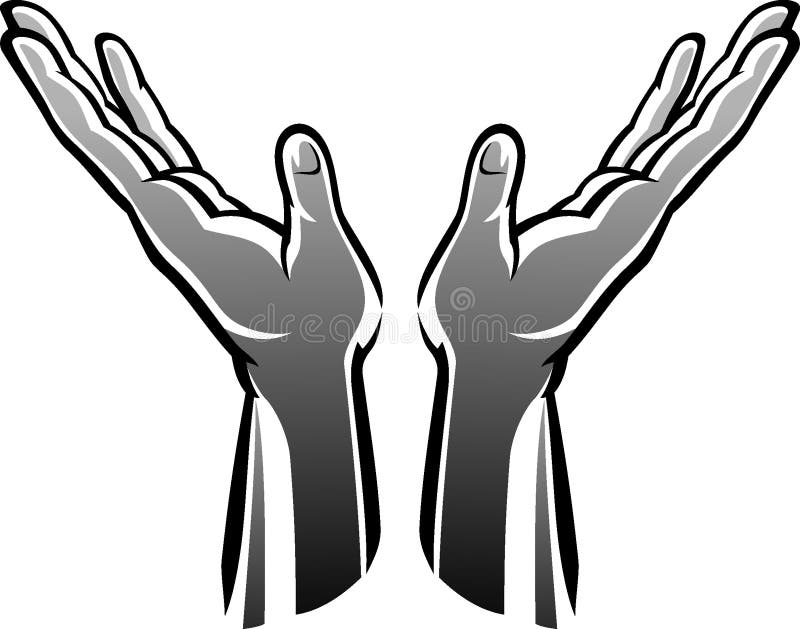 Hands Wide Open Stock Illustrations – 400 Hands Wide Open Stock ...