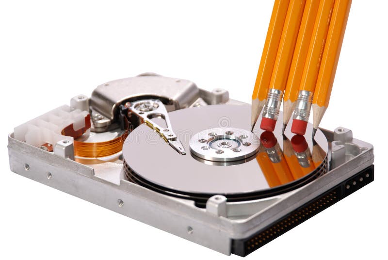 Open hard disk stock image. Image of electronic, hardware - 17187013