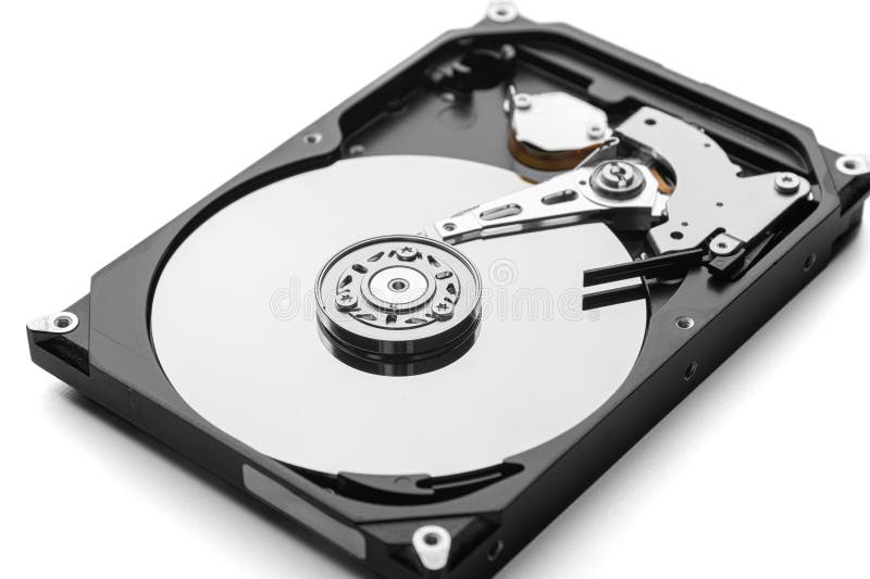 Open hard disk drive. stock photo. Image of hard, digital - 295612700